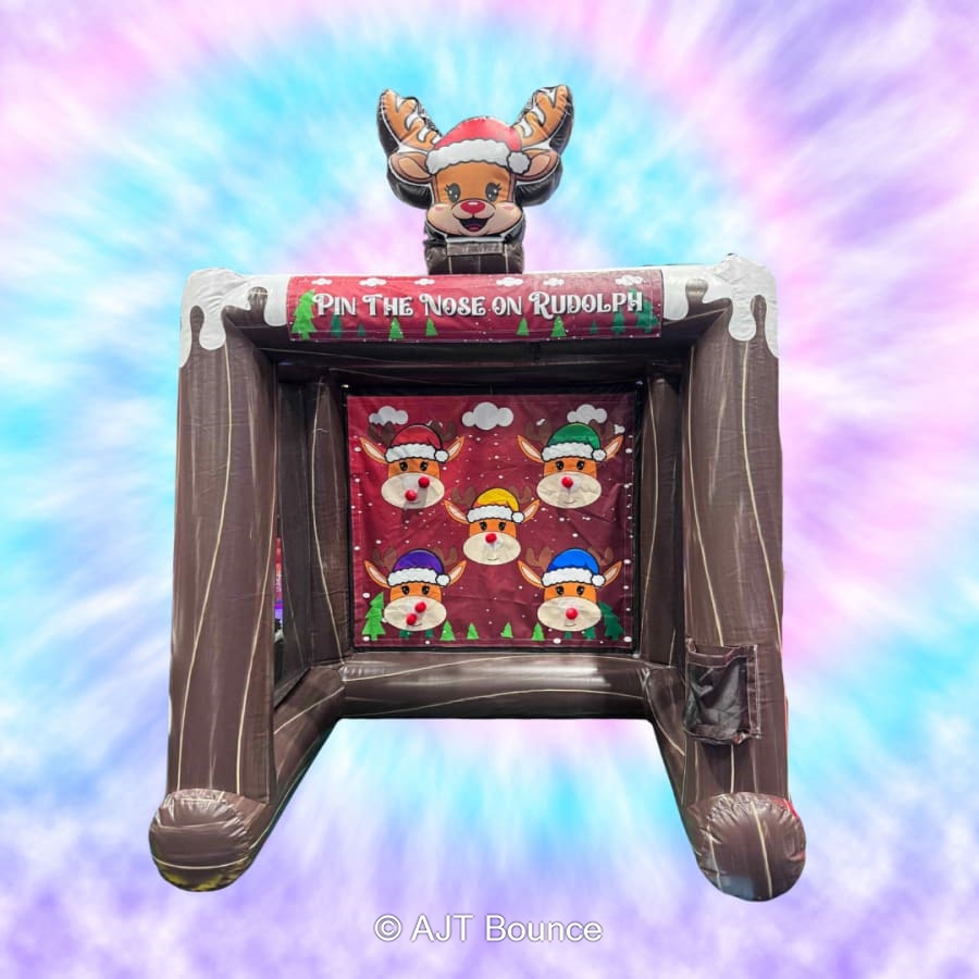 Pin The Nose On Rudolph Inflatable Game